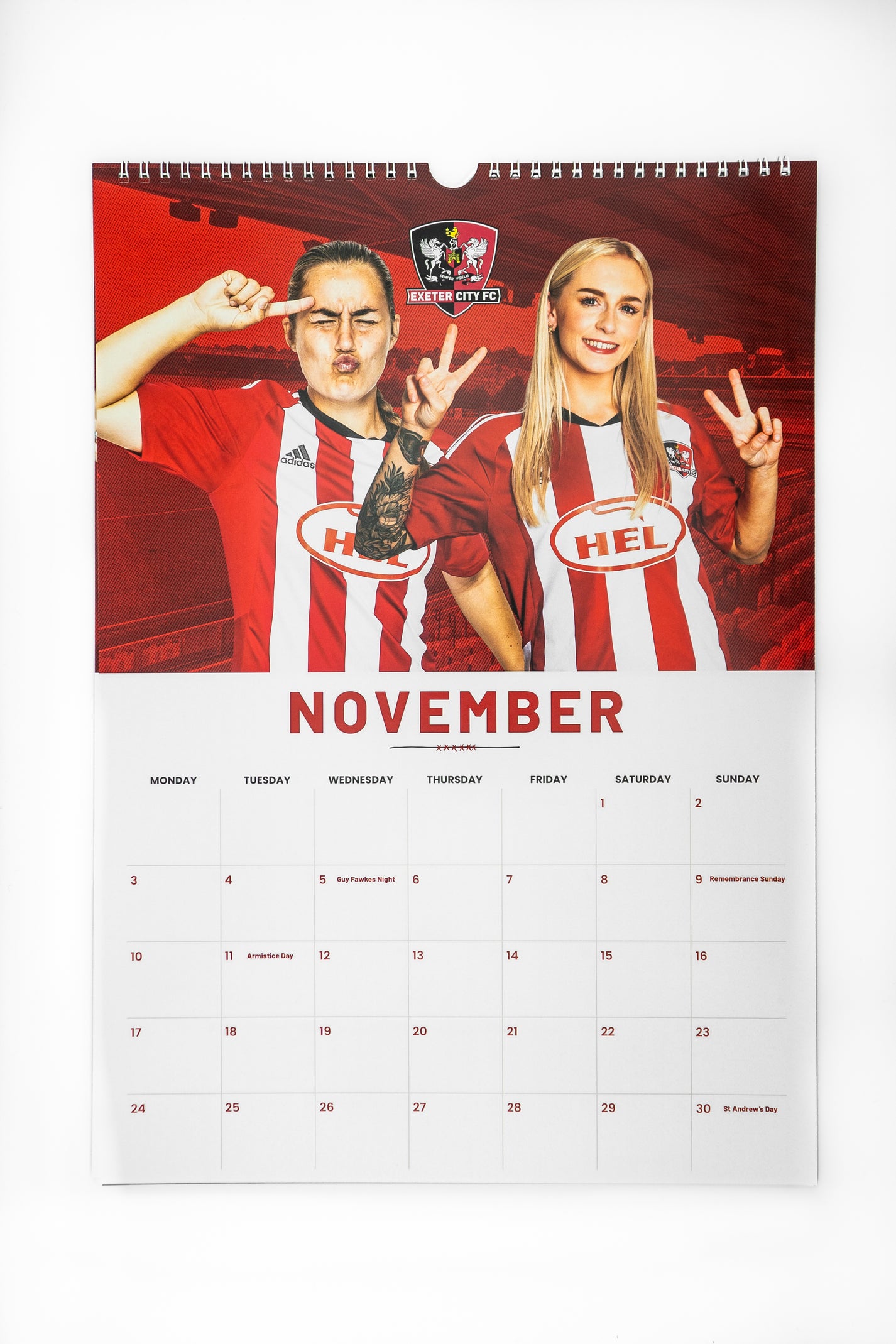 Exeter City Calendar 2025 – Exeter City Club Shop