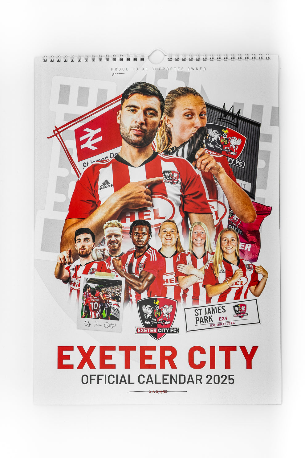 Exeter City Calendar 2025 – Exeter City Club Shop