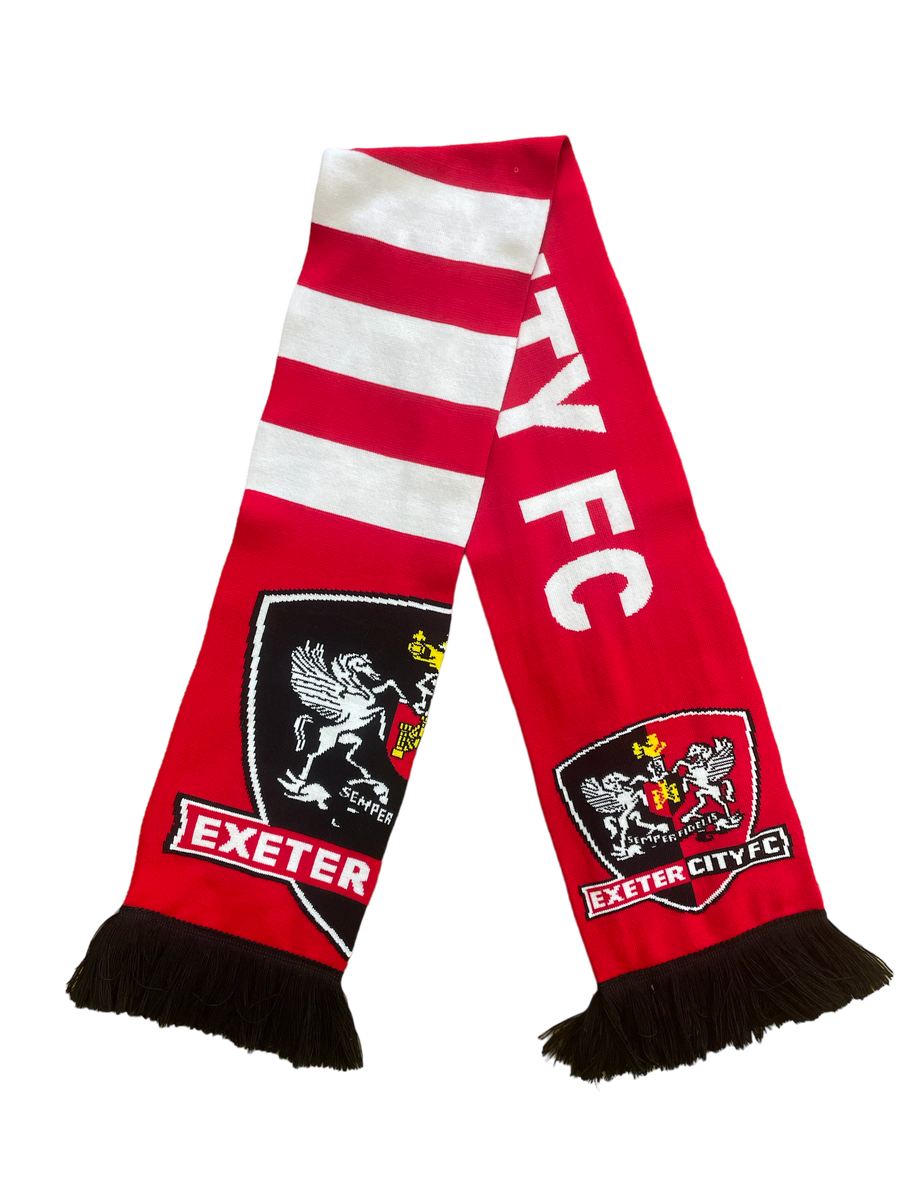 ECFC Split Logo Scarf – Exeter City Club Shop