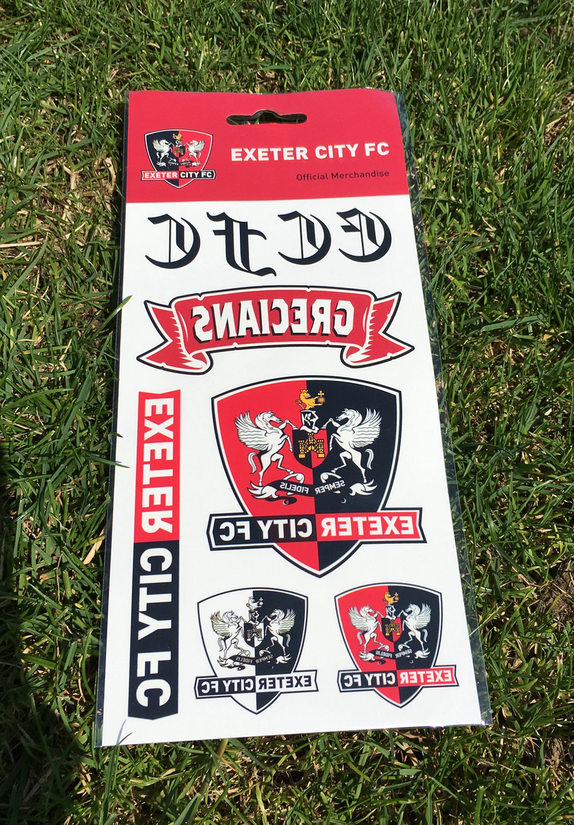 ECFC Tattoo Set – Exeter City Club Shop